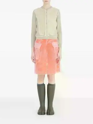 MAISON MARGIELA Frayed Cardigan - Neutrals