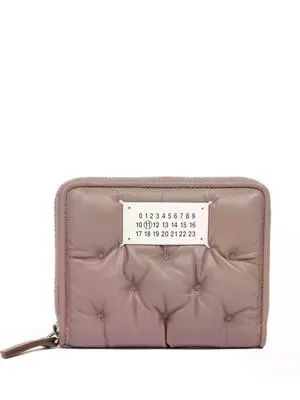 MAISON MARGIELA Quilted Zip-around Wallet - Neutrals
