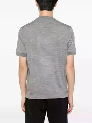 Canali Wool T-shirt - Grey