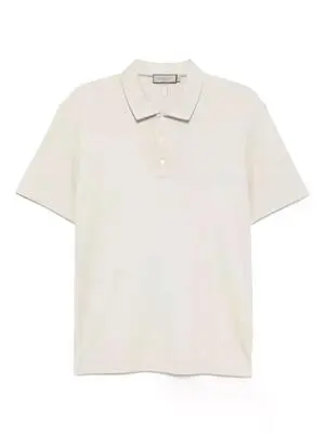 Canali Cotton-blended Polo Shirt