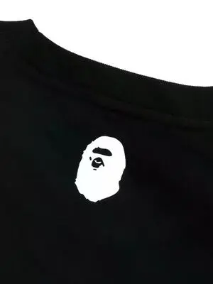 A BATHING APE Ape-head Logo Cotton T-shirt