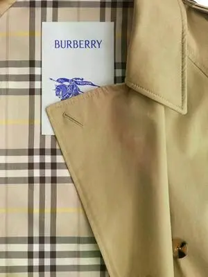 Burberry Raglan-sleeve Belted Trench Coat
