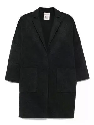 SEMICOUTURE Patch-pocket Wool Coat
