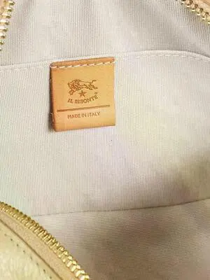 Il Bisonte Leather Cross Body Bag - Neutrals