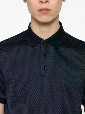 Canali Cotton Polo Shirt - Blue