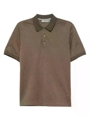 Canali Cotton Polo Shirt - Brown