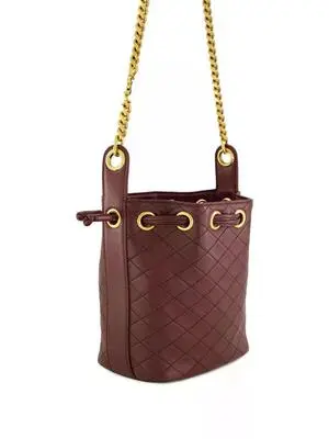 Saint Laurent Mini Quilted-leather Bucket Bag