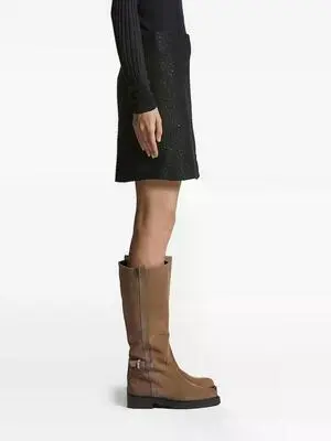 Peserico Tweed A-line Skirt