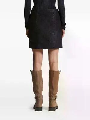 Peserico Tweed A-line Skirt