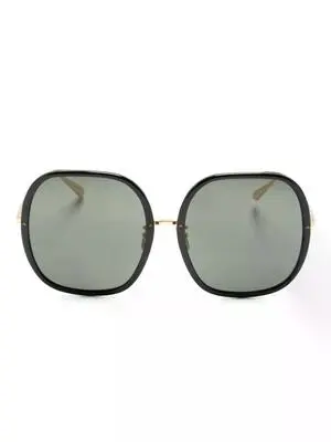 Linda Farrow Celia Oversized-frame Sunglasses - Black
