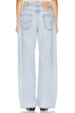 ALIGRACE Vintage Wide Leg Jeans - Light Medium