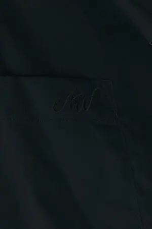 Alexander Wang Cut Off Double Shirt Dress - Black