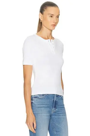 FLORE FLORE Jess Short Sleeve Top