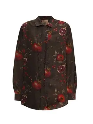 UMA WANG Tyesha Printed Top - Multicolour