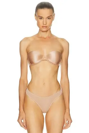NEGATIVE UNDERWEAR Glace Strapless Bra - Buff