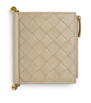 Bottega Veneta Leather Solstice Wallet - Neutral