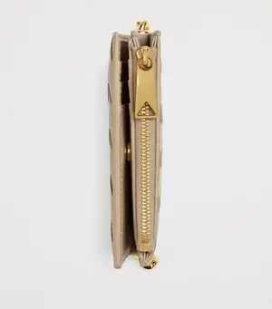 Bottega Veneta Leather Solstice Wallet - Neutral