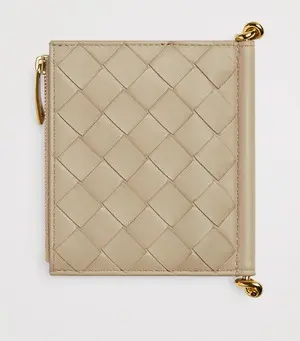 Bottega Veneta Leather Solstice Wallet - Neutral