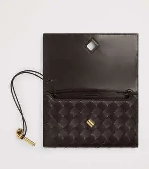 Bottega Veneta Leather Shoulder Bag - Brown