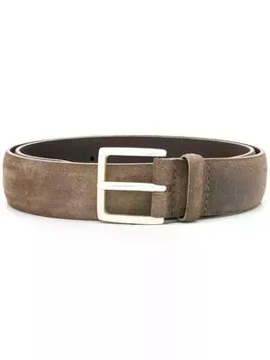 Orciani Adjustable Leather Belt - Neutrals