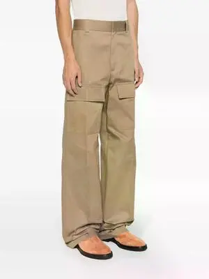 Gucci Wide-leg Cotton Cargo Trousers