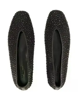 Le Monde Beryl Luna Crystal-embellished Ballet Flats