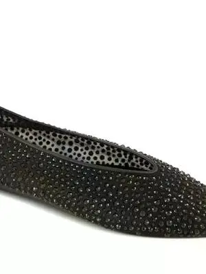 Le Monde Beryl Luna Crystal-embellished Ballet Flats