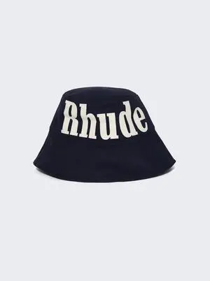 Rhude Logo Bucket Hat - Blue