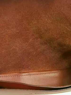Il Bisonte Leather Flap Shoulder Bag