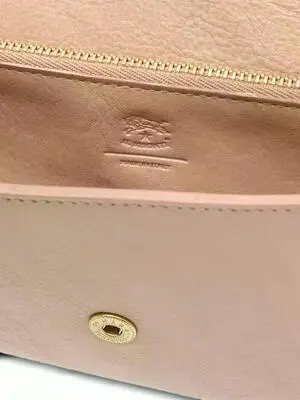 Il Bisonte Foldover Leather Clutch