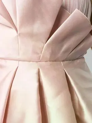 Alberta Ferretti Ruffled Bustier Gown