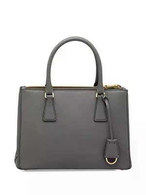 Prada Medium Galleria Leather Tote Bag - Grey