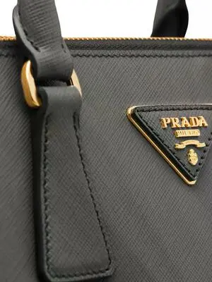Prada Medium Galleria Leather Tote Bag - Grey