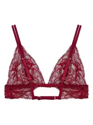 FLEUR OF ENGLAND Lace-trimmed Triangle Bra