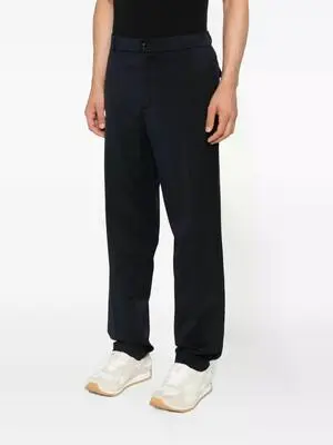 Moncler Wool-blend Trousers - Blue