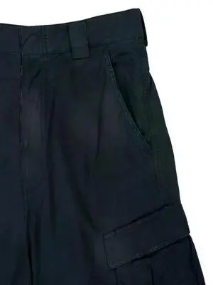 Balenciaga Washed Cotton Cargo Pants - Green