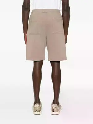 HAMZA Cotton-blend Track Shorts - Neutrals