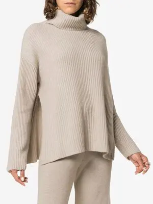 Le Kasha Lisbon Cashmere Roll Neck Jumper