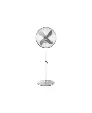MECALE 16 Inch Pedestal Standing Fan Oscillating Pedestal Fan With 3 Speeds And Adjustable Height - White