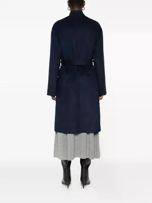 OTTOD'AME Belted Wrap Midi Coat