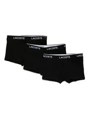 Lacoste Logo-waistband Boxer Briefs - Black