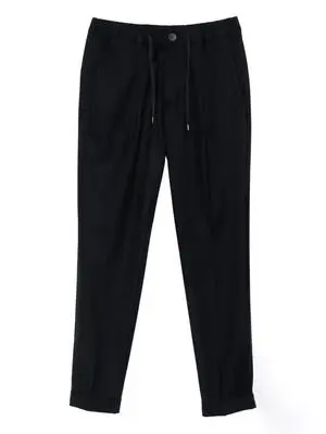 Herno Pleated Drawstring Trousers - Blue