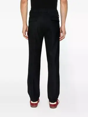 Herno Pleated Drawstring Trousers - Blue