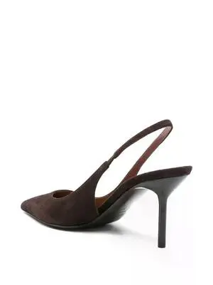 Paris Texas 75mm Pointed-toe Slingback Sandals