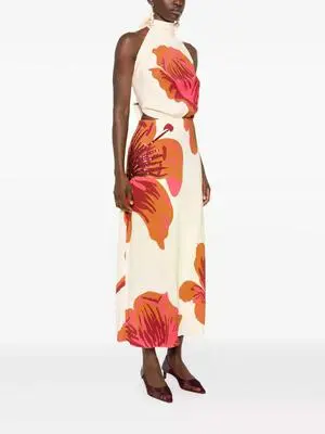 Johanna Ortiz Best Of Times Midi Dress - Neutrals