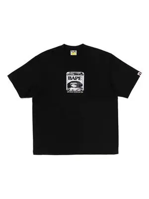 A BATHING APE Can Food Logo Relaxed-fit T-shirt - Black