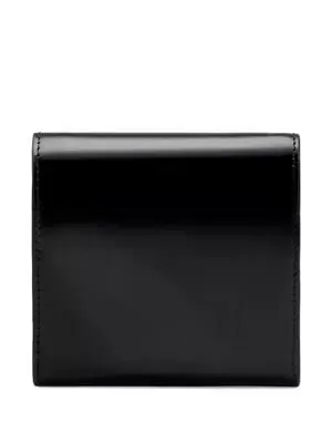 Ami Paris Paris Leather Wallet - Black