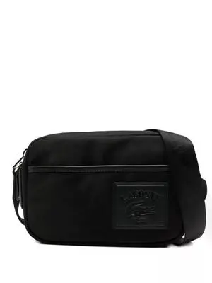 Lacoste Logo-plaque Satchel Bag - Black