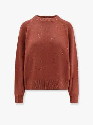 Brunello Cucinelli Cashmere And Silk Sweater With Sequins