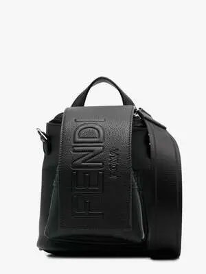 Fendi Mini Strike Cher Messenger Bag - Black